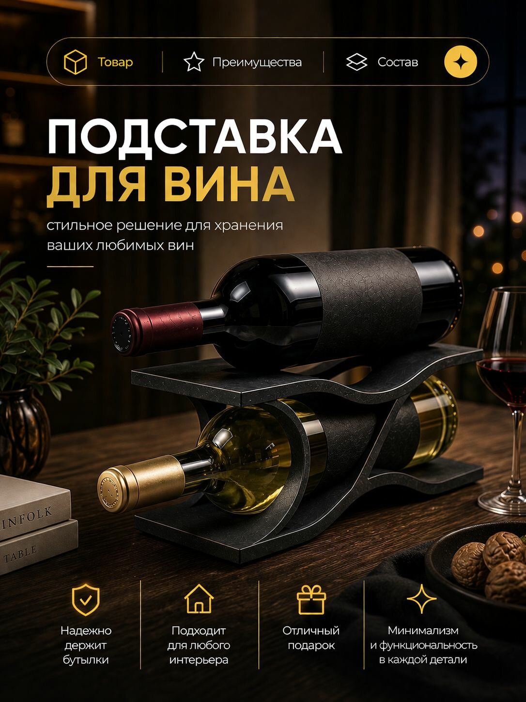 Подставка для вина