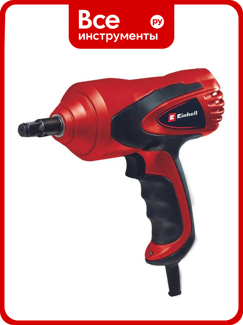 Ударный гайковерт Einhell CC-HS, 350 Нм, питание 12В от прикуривателя, 2 головки, кейс
