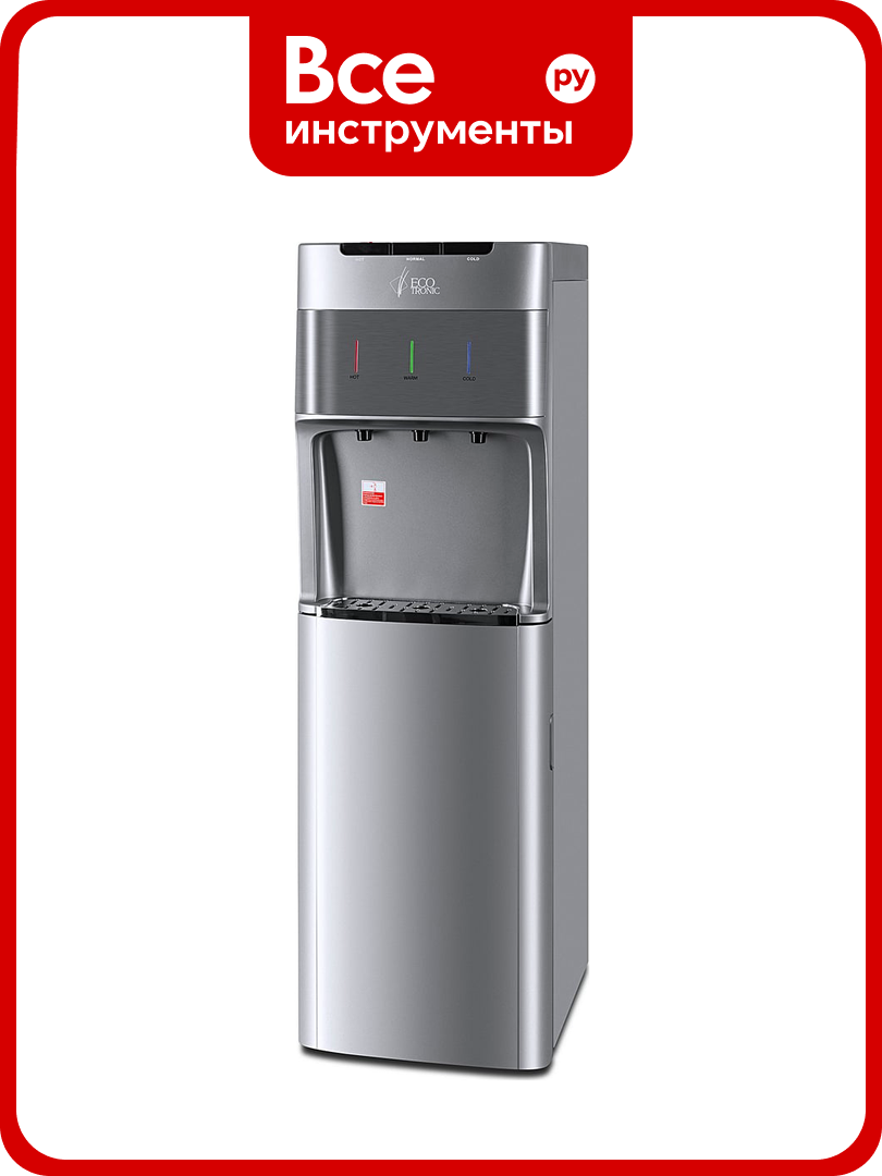 Напольный пурифайер ECOTRONIC M30-U4LE Silver+SS электронное охлаждение 11729