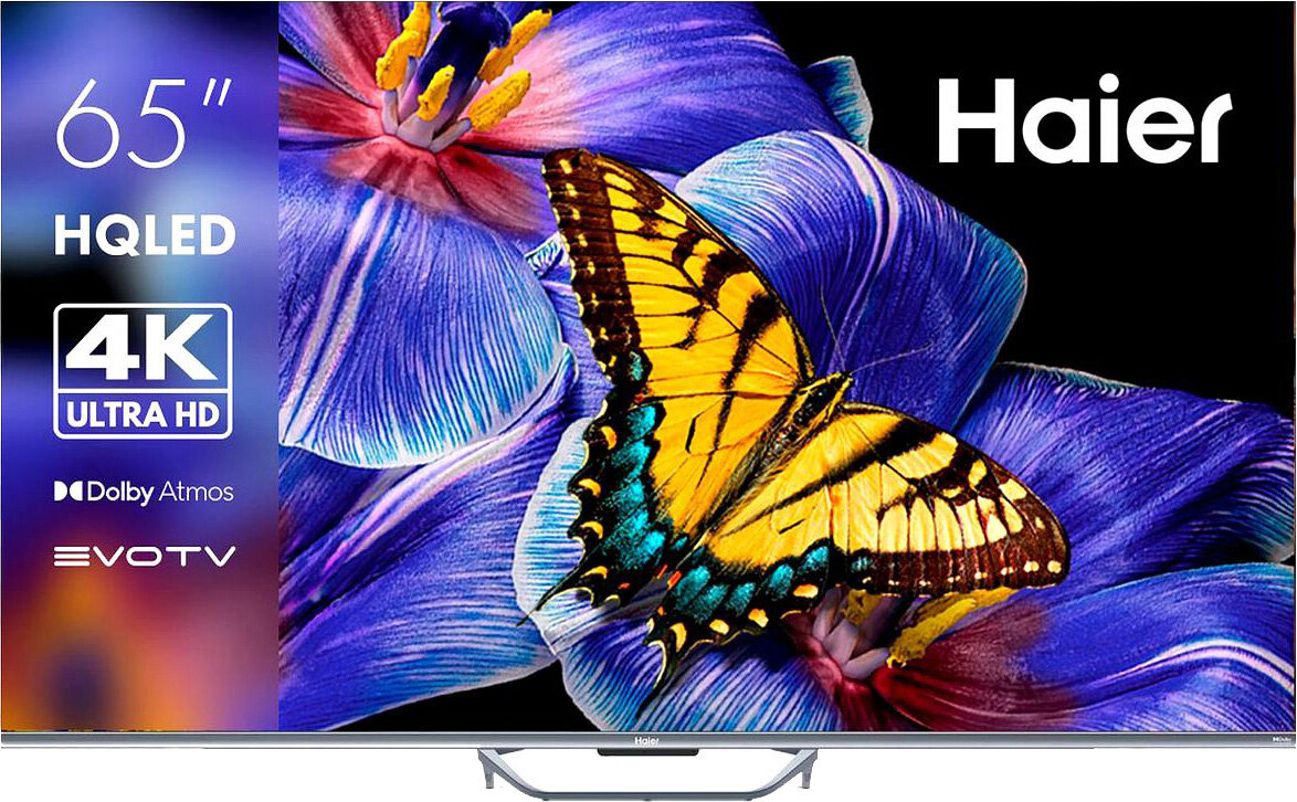 Телевизор Haier QLED 65" Smart TV S4 серый