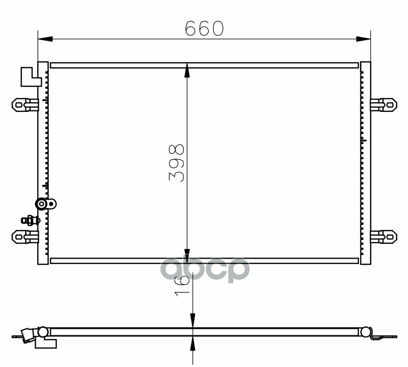 Радиатор кондиционера M-TEX арт. MTR35605