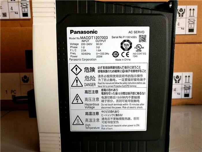 Модуль PANASONIC AC SERVO DRIVER MADDT1207003 — фото 1
