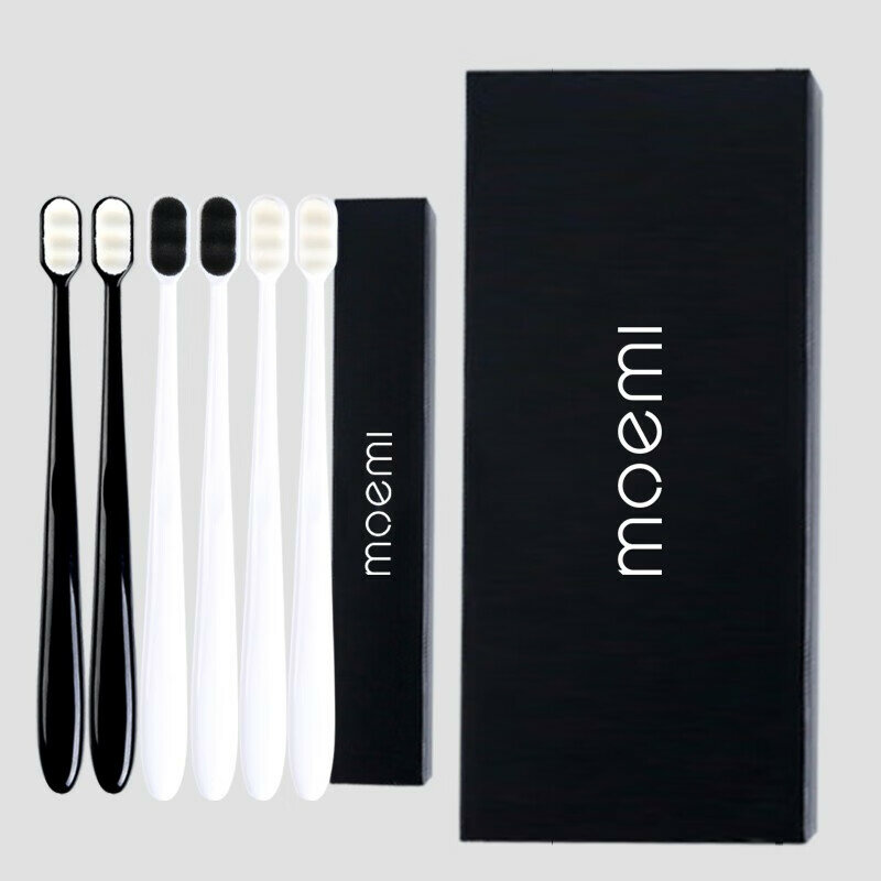 Moemi Japanese Ultra-Soft Adult Toothbrush with 10,000 Bristles, Fine Bristles Couple Toothbrush, Home Use for Sensitive Gums And Wisdom Teeth, Postpartum Care, Domestic Product
