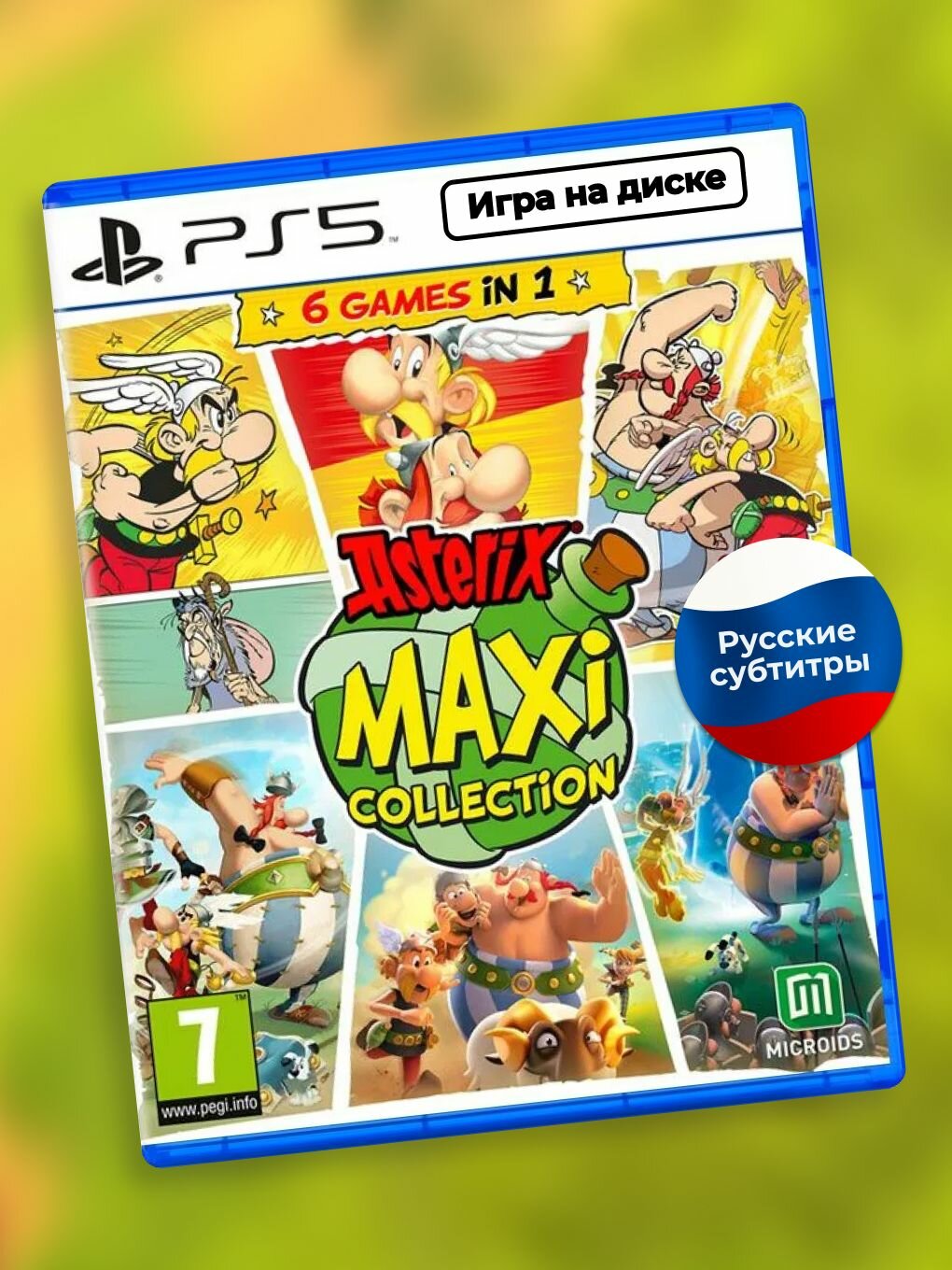 Asterix MAXI Collection (XXL, XXL 2, Crystal Menhir, Ram From Hibernia, Slap Them All 1-2) PS5 диск
