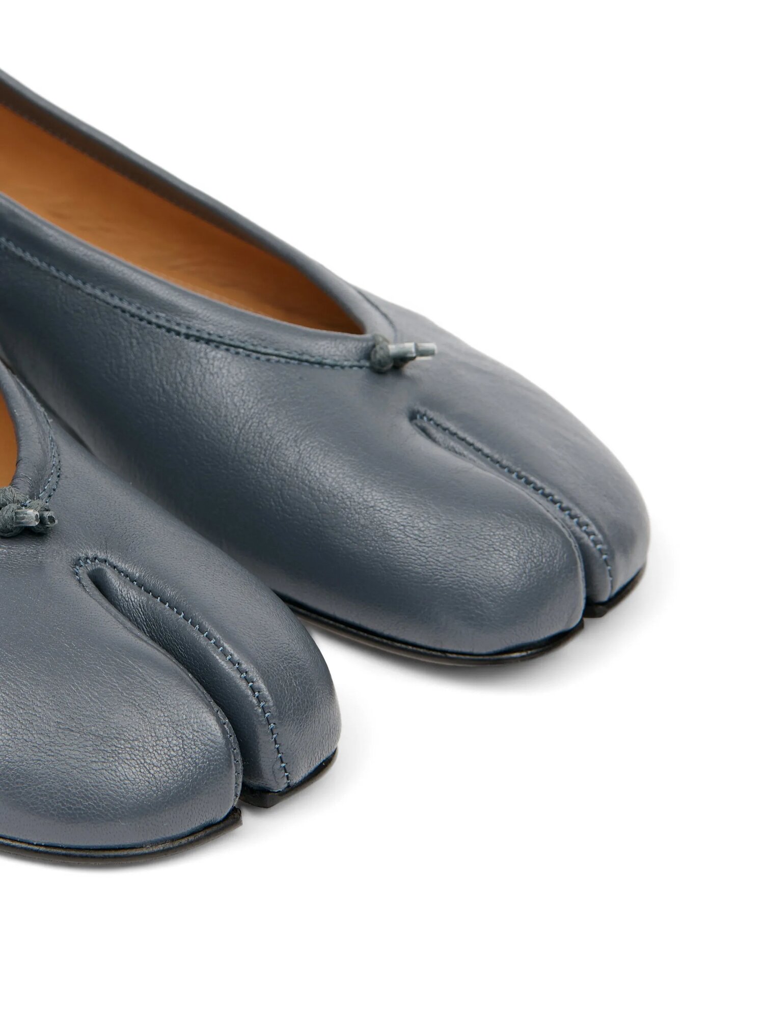 Балетки Maison Margiela Tabi split-toe ballet flats, размер 39 EU, серый — фото 1