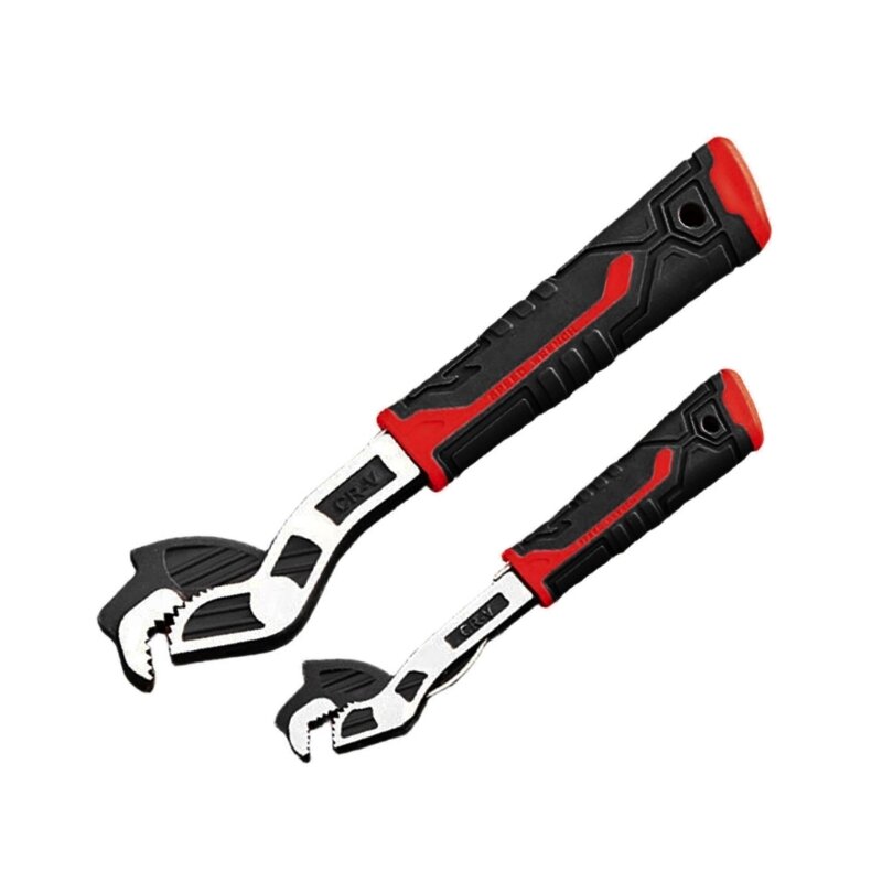 Industrial Strength Locking Jaw Adjustable Wrench With Comfort Handle For Extended Use