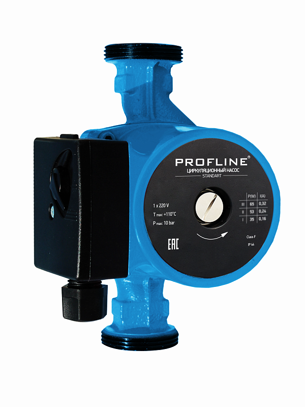 Насос циркуляционный PROFLINE Standart 25/6-130 (гайки, б/кабеля)