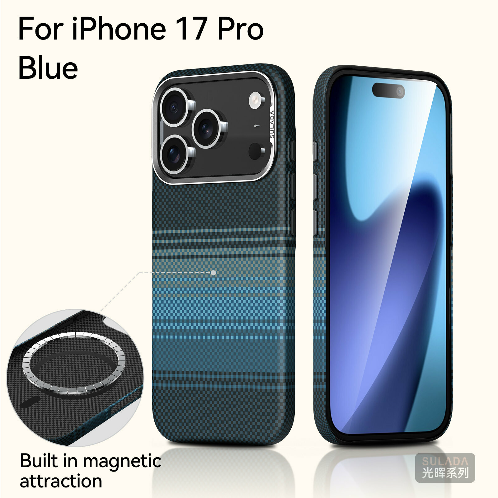 Чехол для Apple iPhone 17 Pro / Айфон 17 Про, soft touch, чехол-кардиомонитор, искусственная кожа, поликарбонат (PC), защита камеры, ударопрочный, усиленные углы, Apple, Apple iPhone 17 Pro, blue,