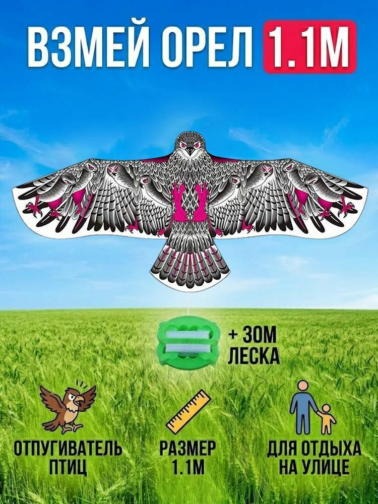 Игрушка-воздушный змей eagle на открытом воздухе