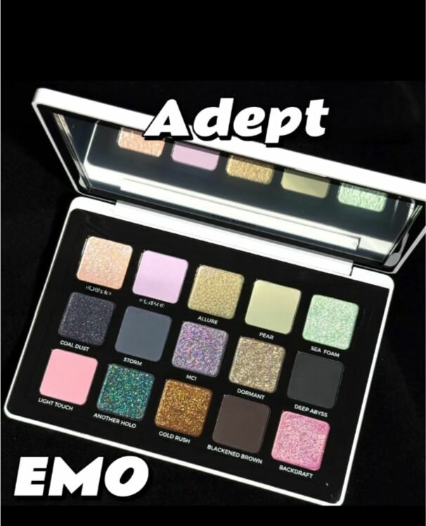 Палитра теней для век Adept Cosmetics - Еmо