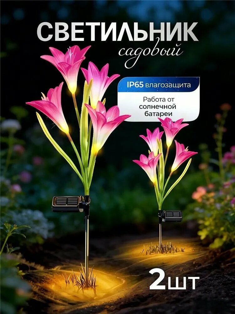 Уличный светильник, количество ламп:2шт