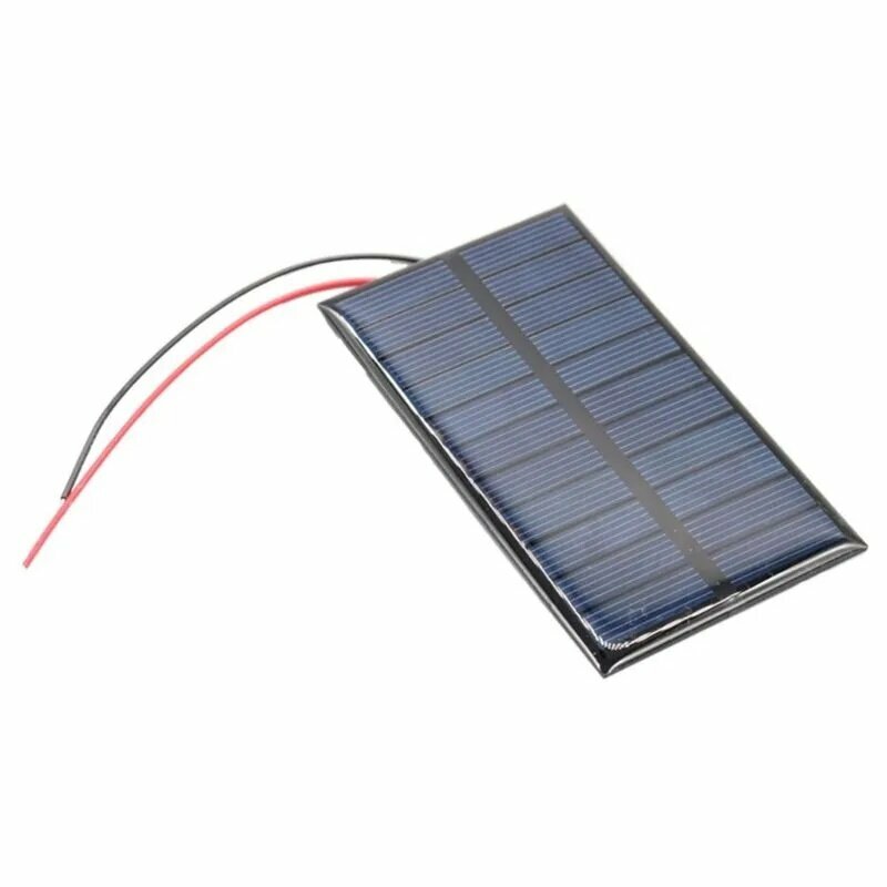 (1шт) солнечная панель 5V120MA с проводом 98x58 мм