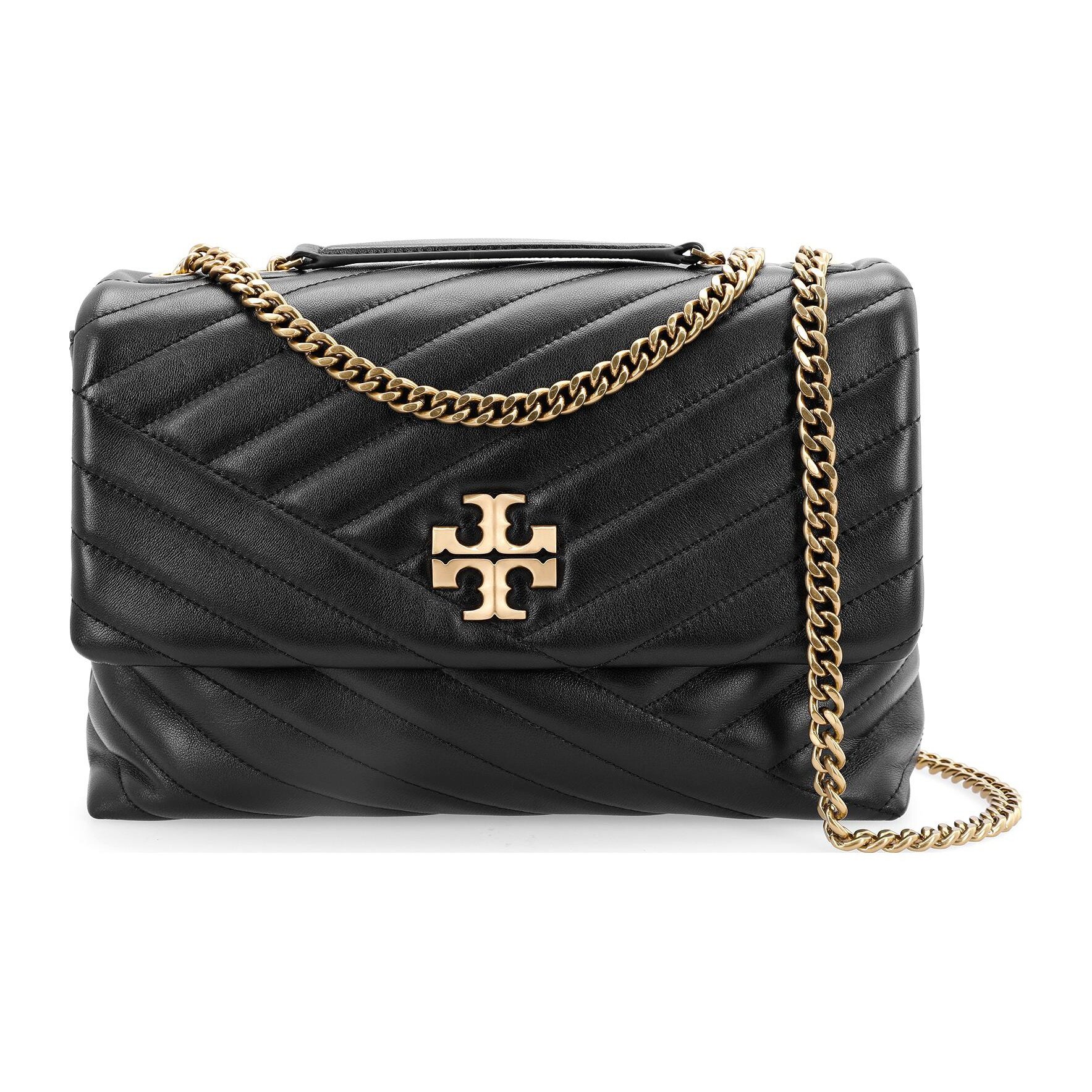 Сумка Tory Burch Kira, фактура матовая, черный — фото 1