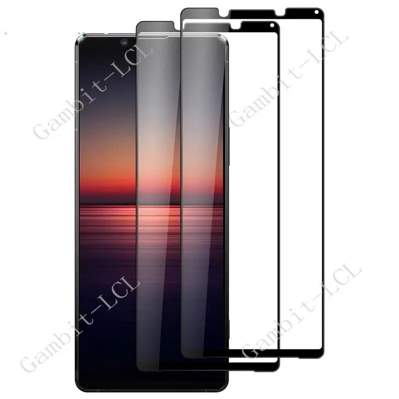 Защитное стекло 9H 2шт для Sony Xperia 10 III Black