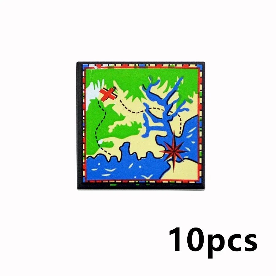 Лего-конструктор карта 10pcs, цвет A