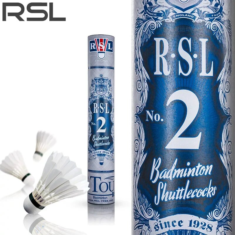 Воланчики RSL для бадминтона, утиное перо