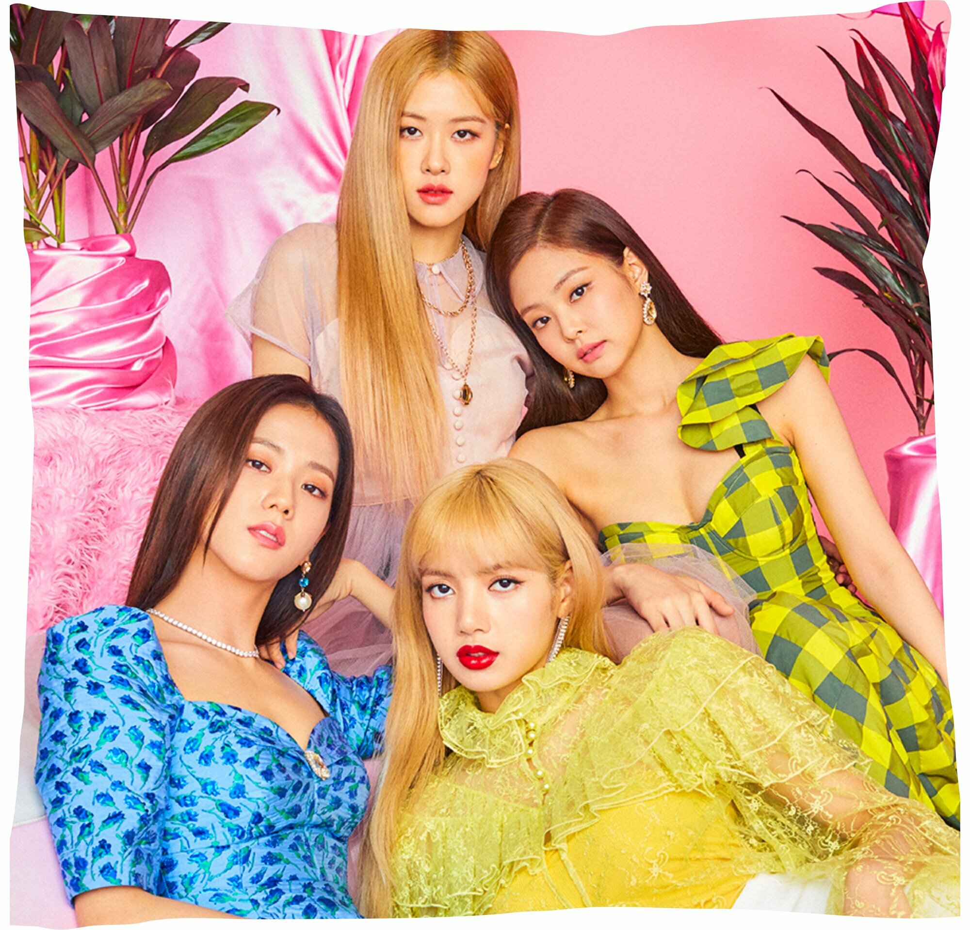 Подушка квадратная BLACKPINK блэкпинк