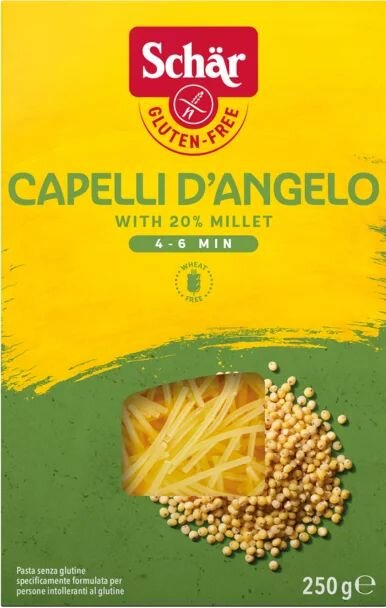 Паста безглютеновая Schar Capelli Di Angelo , 5 шт x 250г