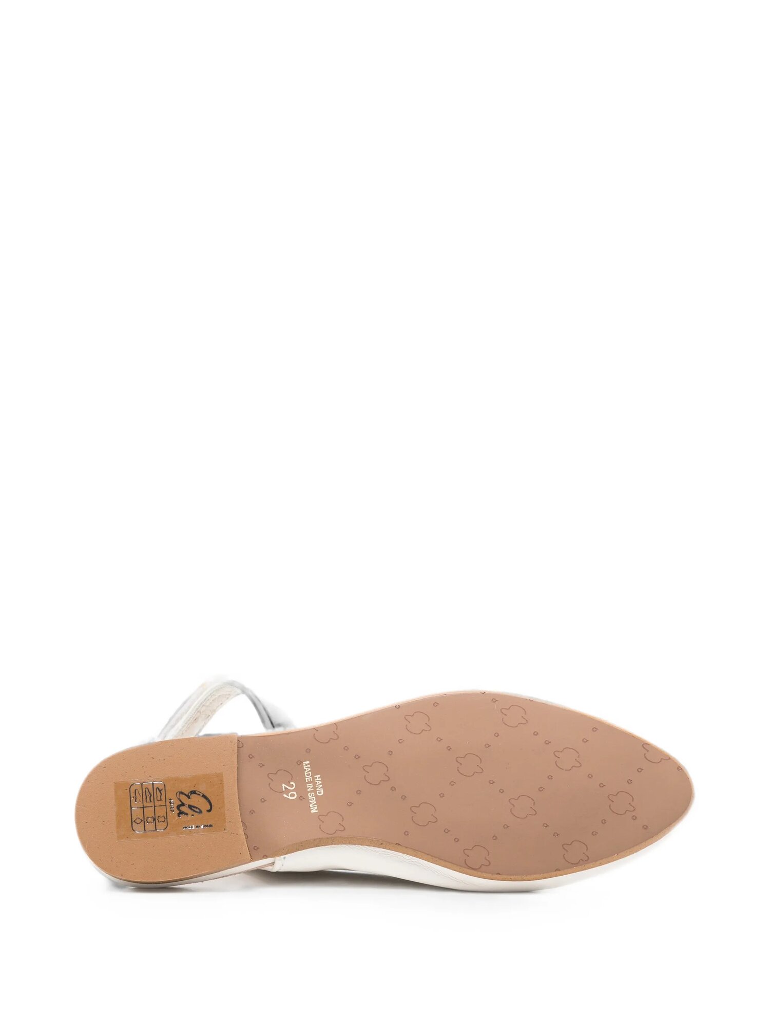 Балетки Eli1957 Slingback leather ballet flats, размер 28, , белый — фото 1