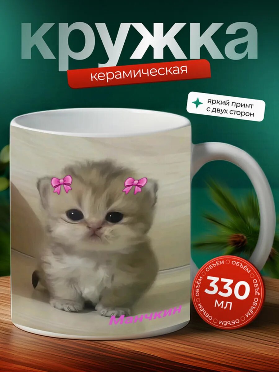 Кружка Манчкин кот 46,