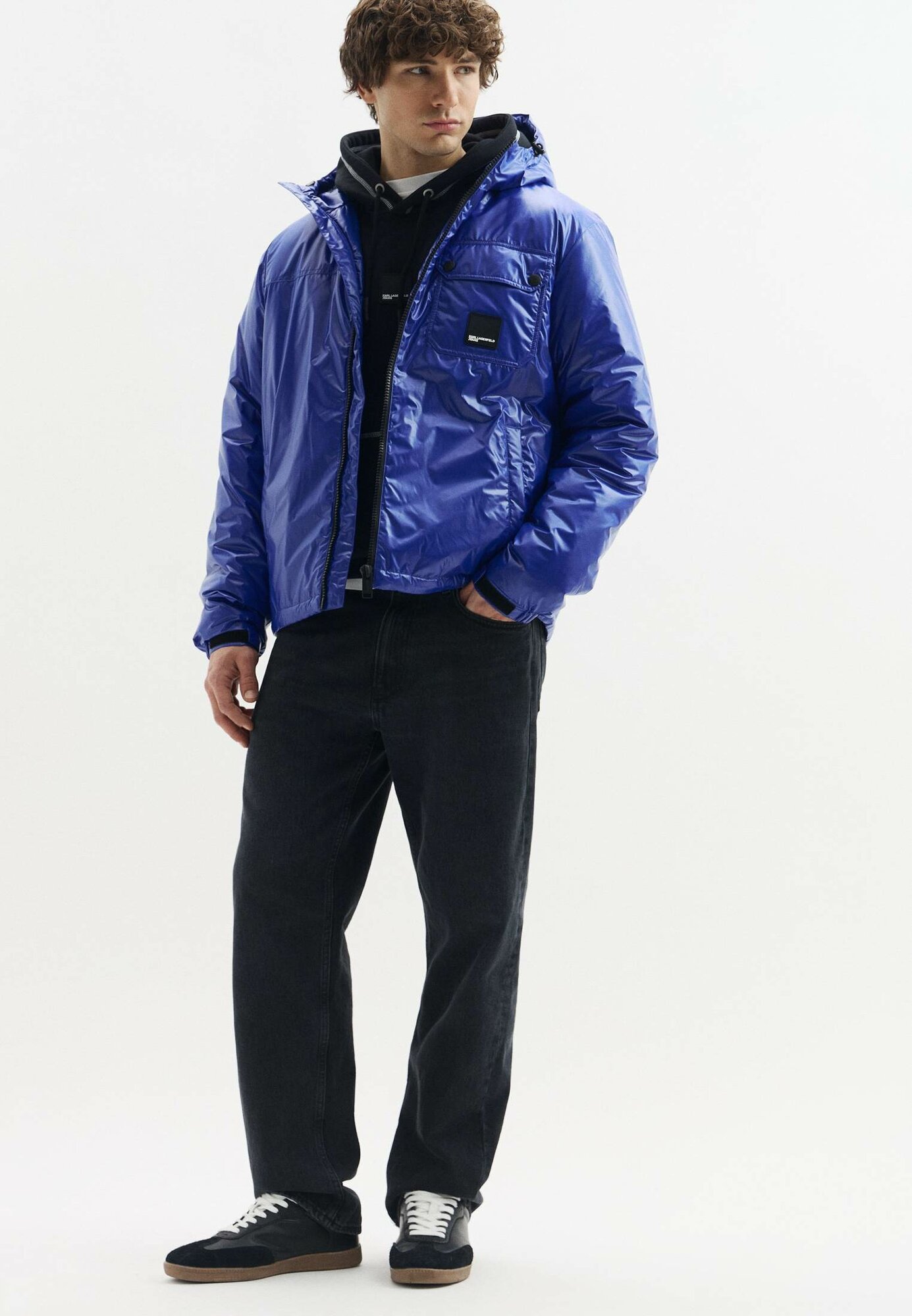 Куртка KARL LAGERFELD JEANS, размер XL, синий — фото 1