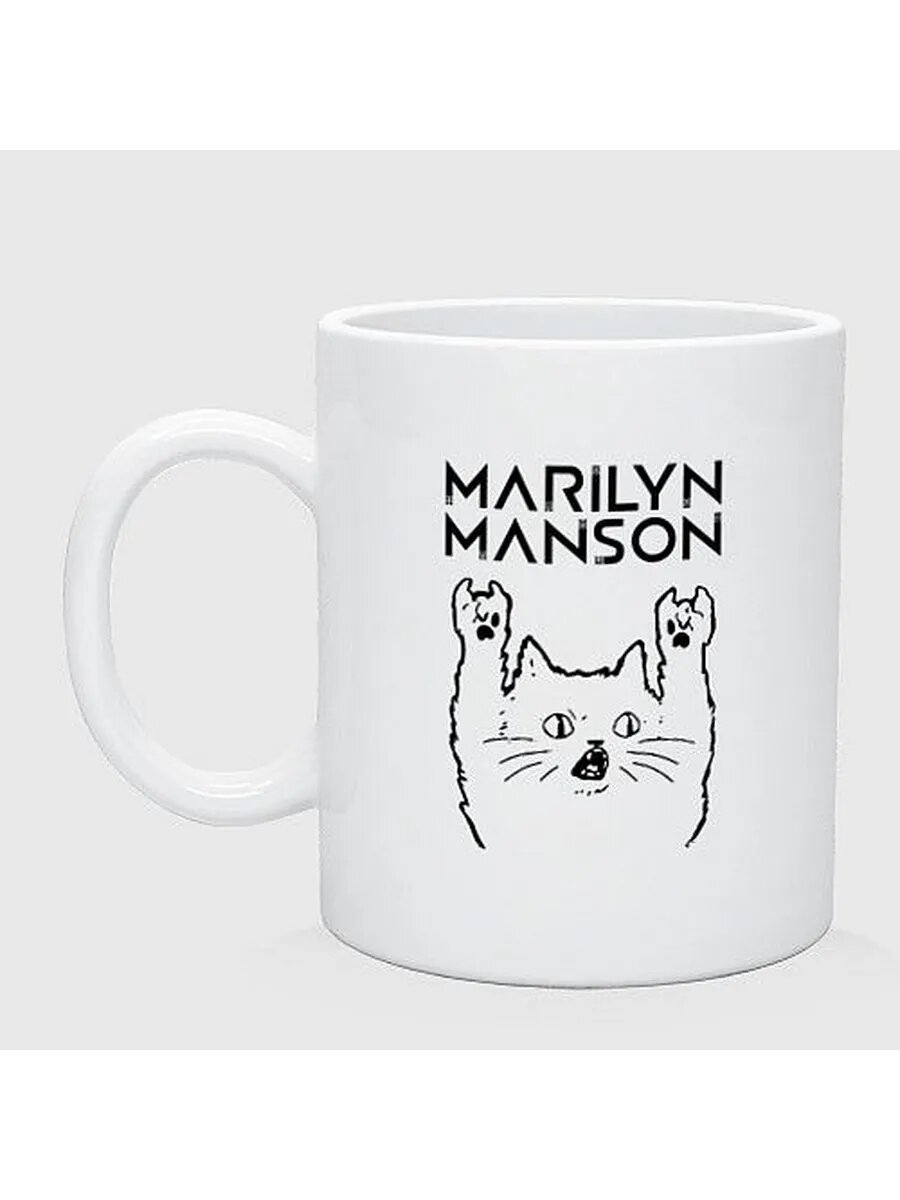 Marilyn Manson - rock cat кружка