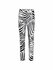 Легинсы BALMAIN Zebra-print leggings, размер 10 лет, черный