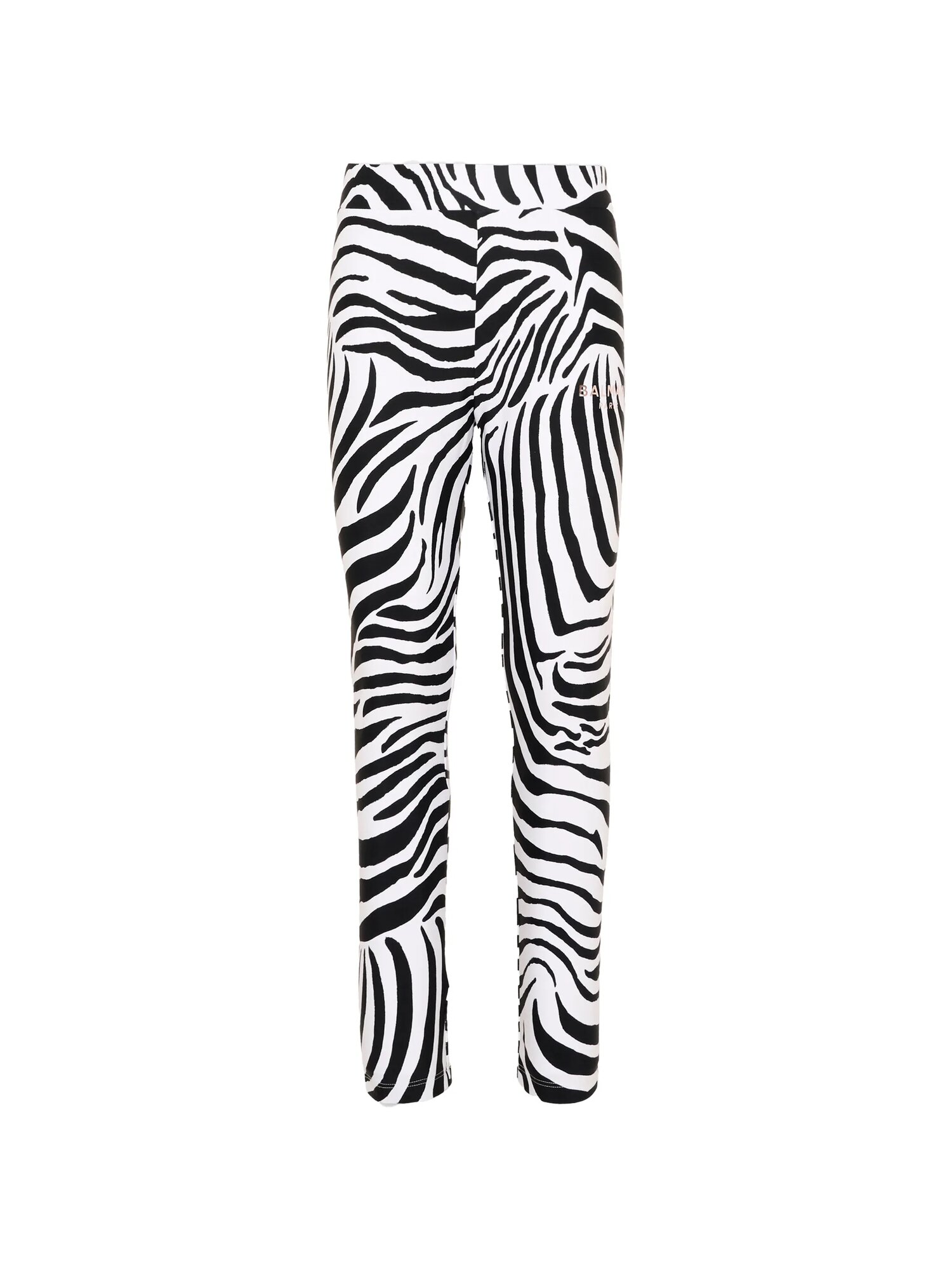 Легинсы BALMAIN Zebra-print leggings