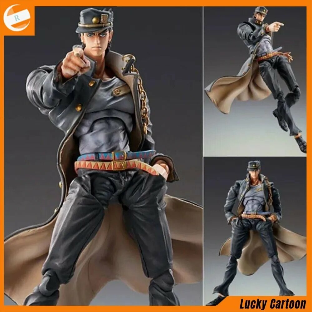 Фигурка Невероятные приключения ДжоДжо Джотаро Куджо / JoJo's Bizarre Adventure Stardust Crusaders Jotaro Kujo подвижная фигурка (16cm)