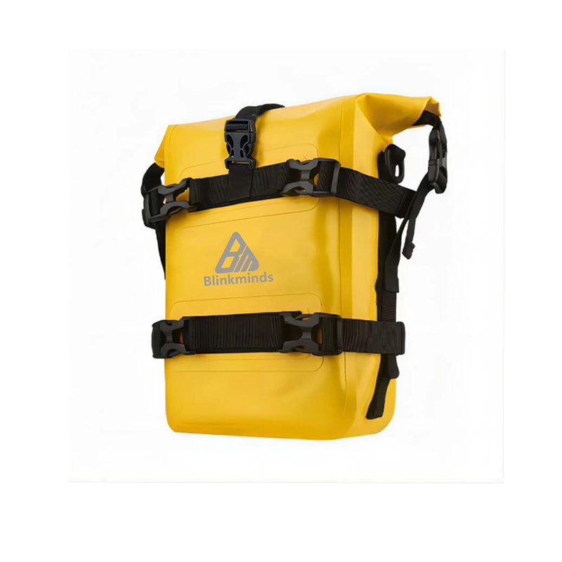 Сумка для мотоцикла на бамперном каркасе Side Bag желтый водонепроницаемый IPX-7 8L 37*19*10cm из PVC и полиэстера можно использовать как сумку-рента или přesную сумку