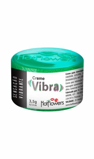 Интимный крем HotFlowers "VIBRA" на водной основе, с эффектом вибрации, 3.5 грамм