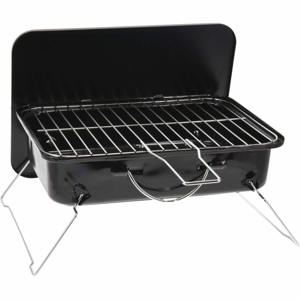 DECATHLON походный гриль Redcliffs Ranger, черный, 40x28x16 см