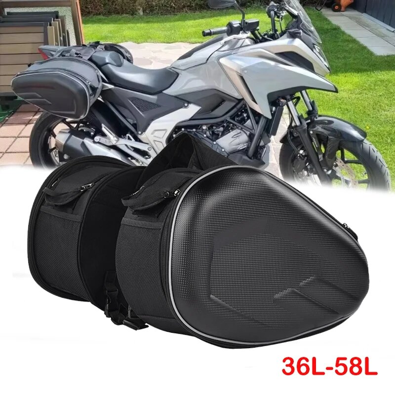 Мотоциклетные кофры 36-58L, Pu и пластик