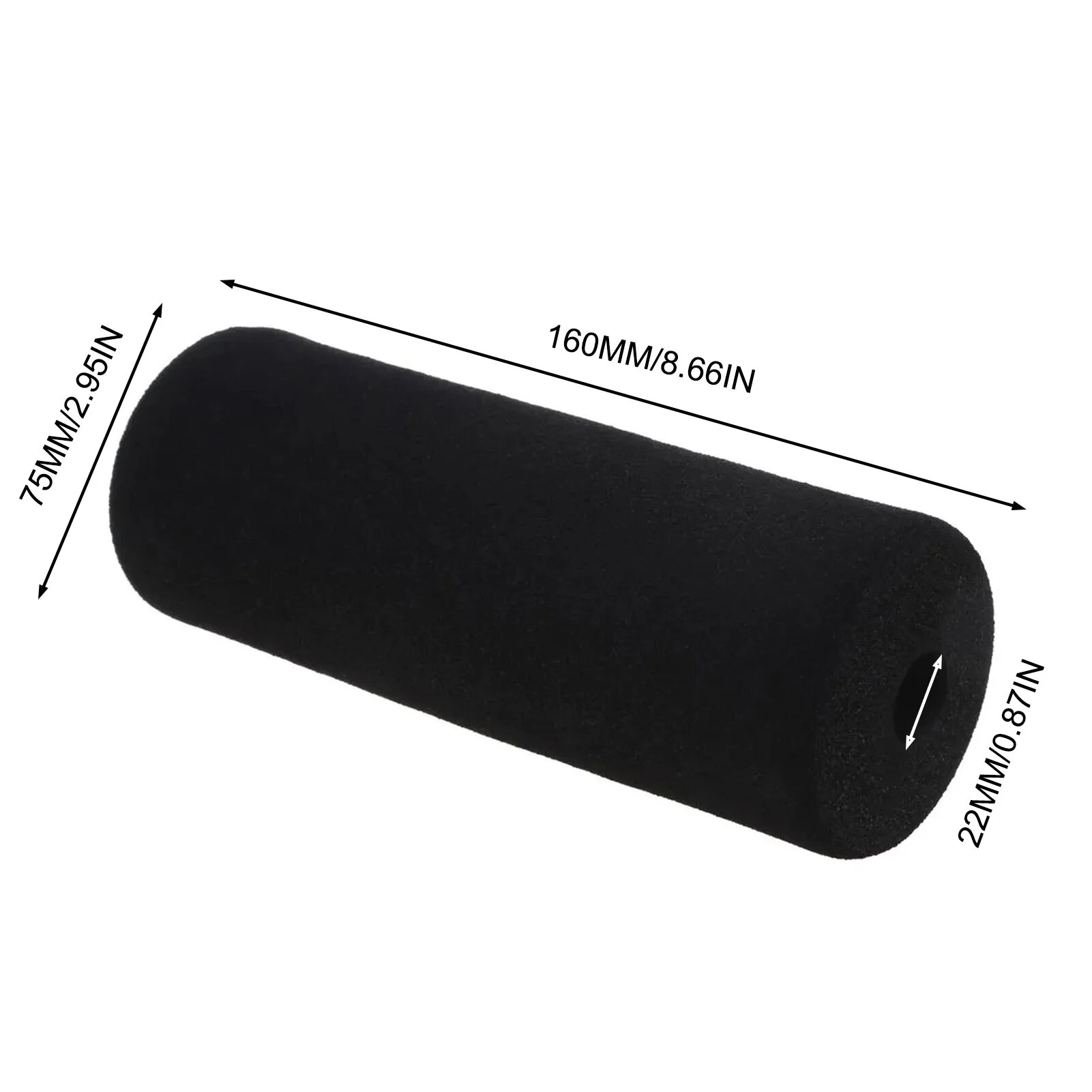 Пенопластовый ролик для тренировок DKSHETOY 160mm