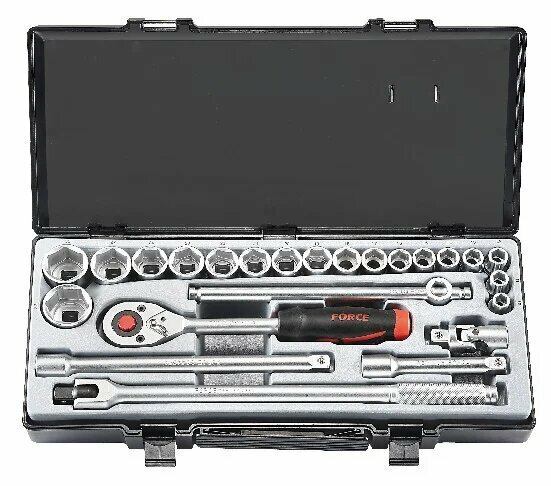 Набор головок FORCE 1/2 24 предмета 10-32mm SL 4243
