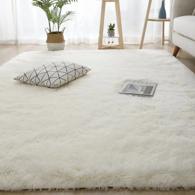 Белый пушистый ковер 120x160 см, CB-Creamy White