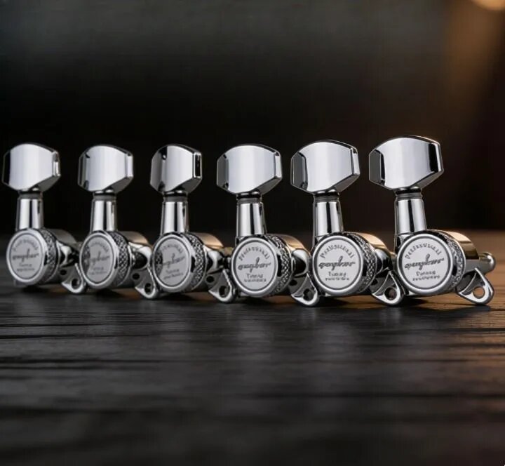 Колки для гитары GUYKER Chrome 1 комплект, передаточное число 1:18