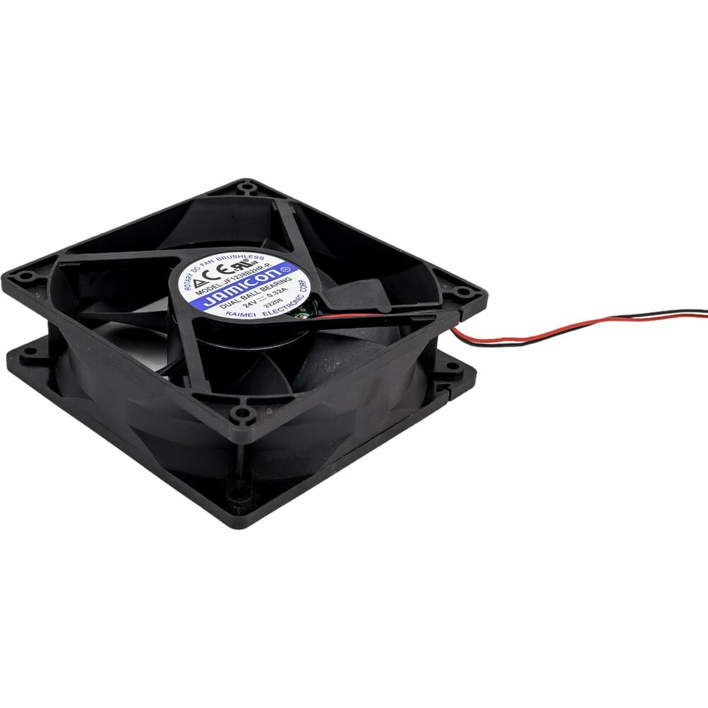 Вентилятор JAMICON JF1238B2HR 120х120х38 24В с разъемом 2 конт. MOLEX 5239-2(PHU-2) С00034861 — фото 1
