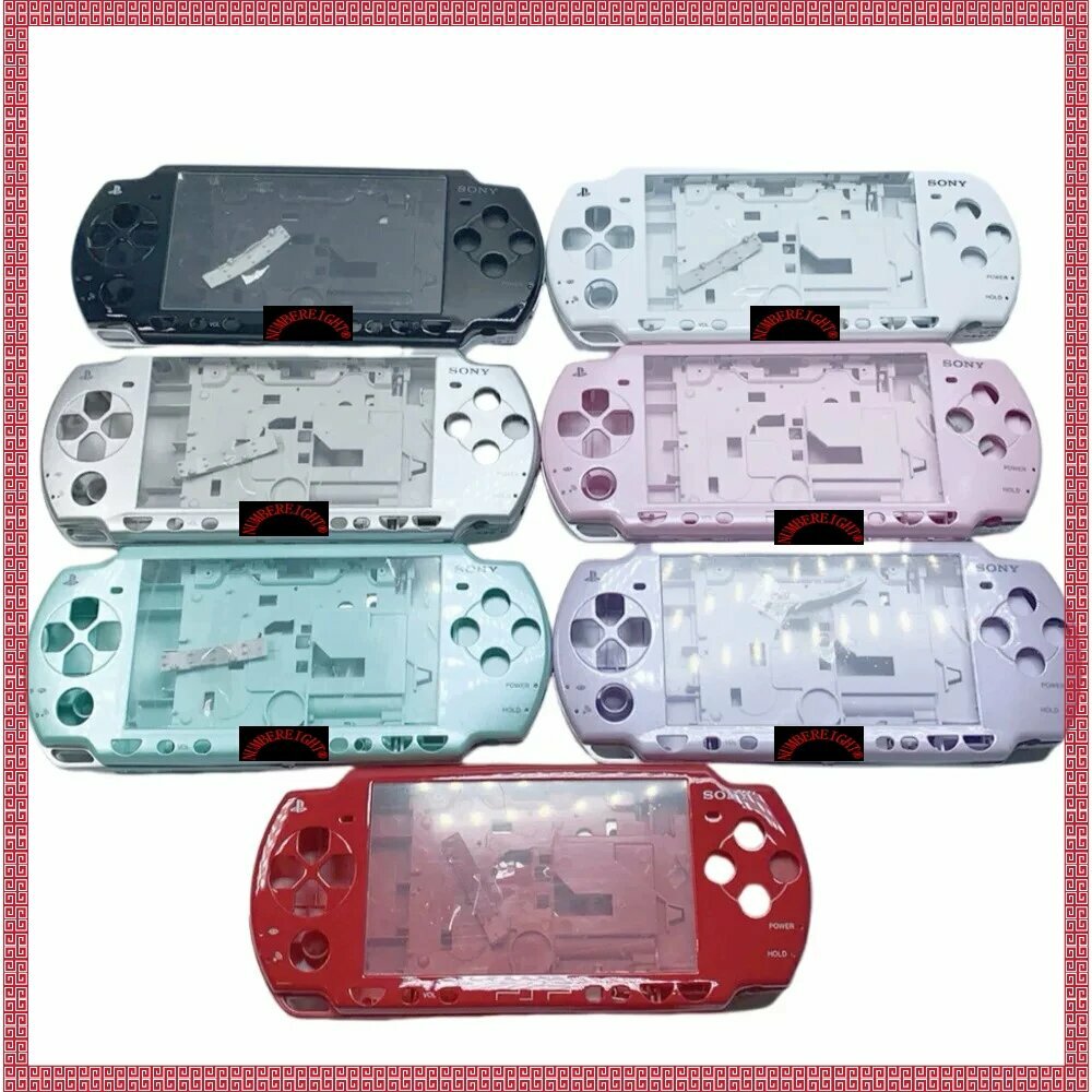 Ремонтный комплект для Sony PSP 2000 NUMBEREIGHT Silver