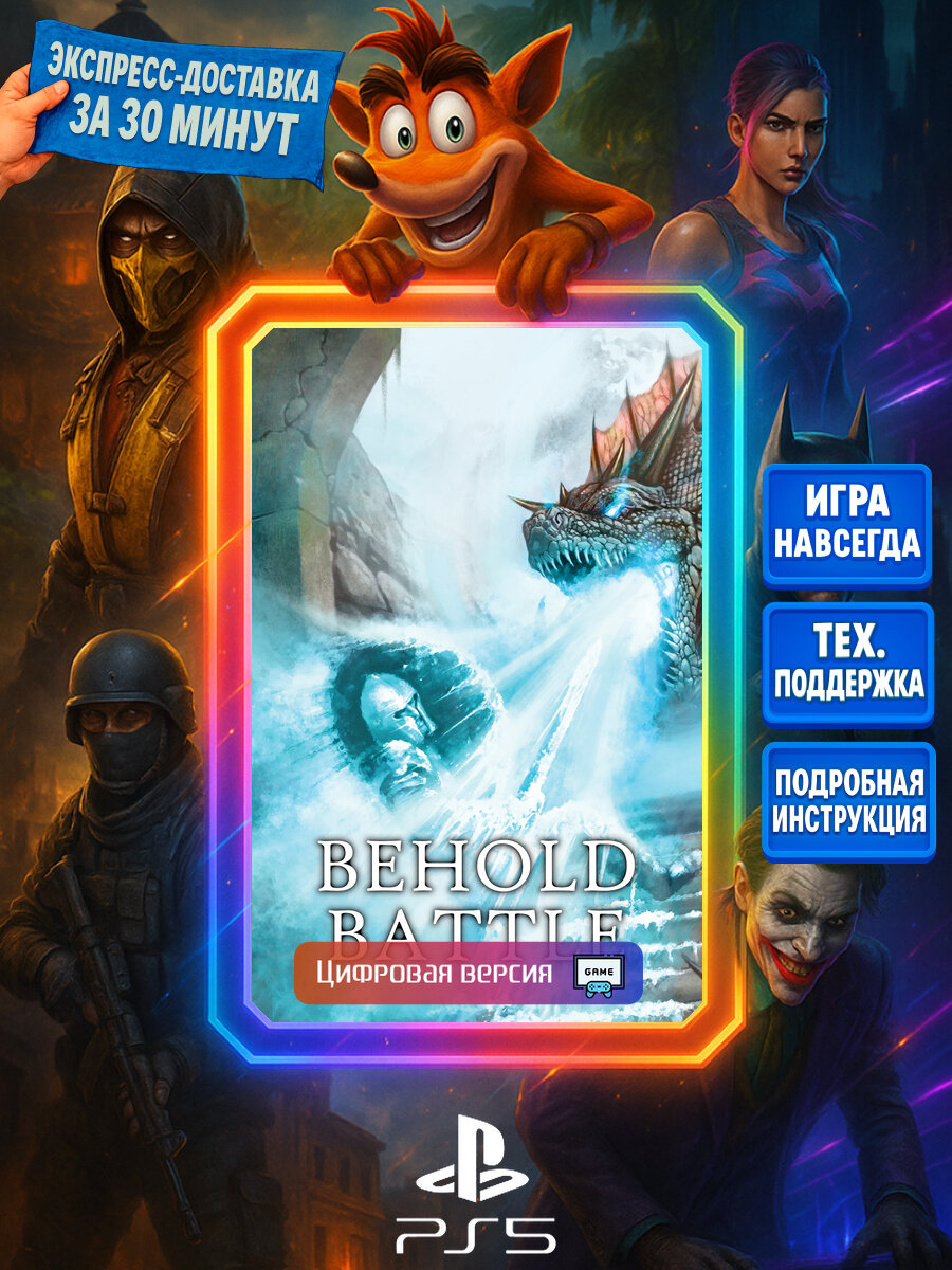Behold Battle PS5 | Моментальная доставка | Английский язык | Стратегии