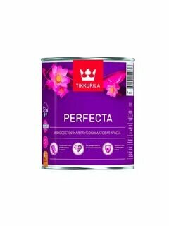 Краска интерьерная Tikkurila Perfecta Износостойкая (база А) для стен и потолков, 0.9 л