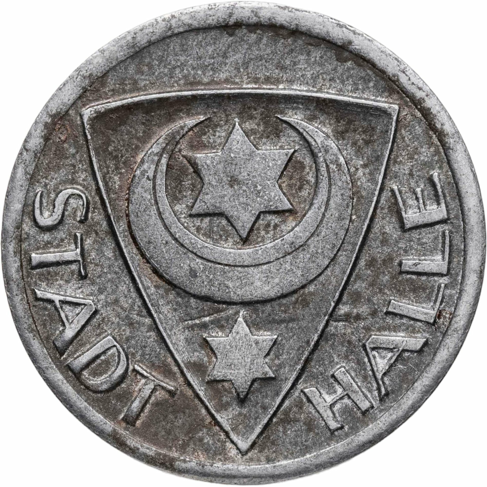 Германия "Галле-ан-дер-Заале" 10 пфеннигов 1920 нотгельд, Сталь, в сохранности XF