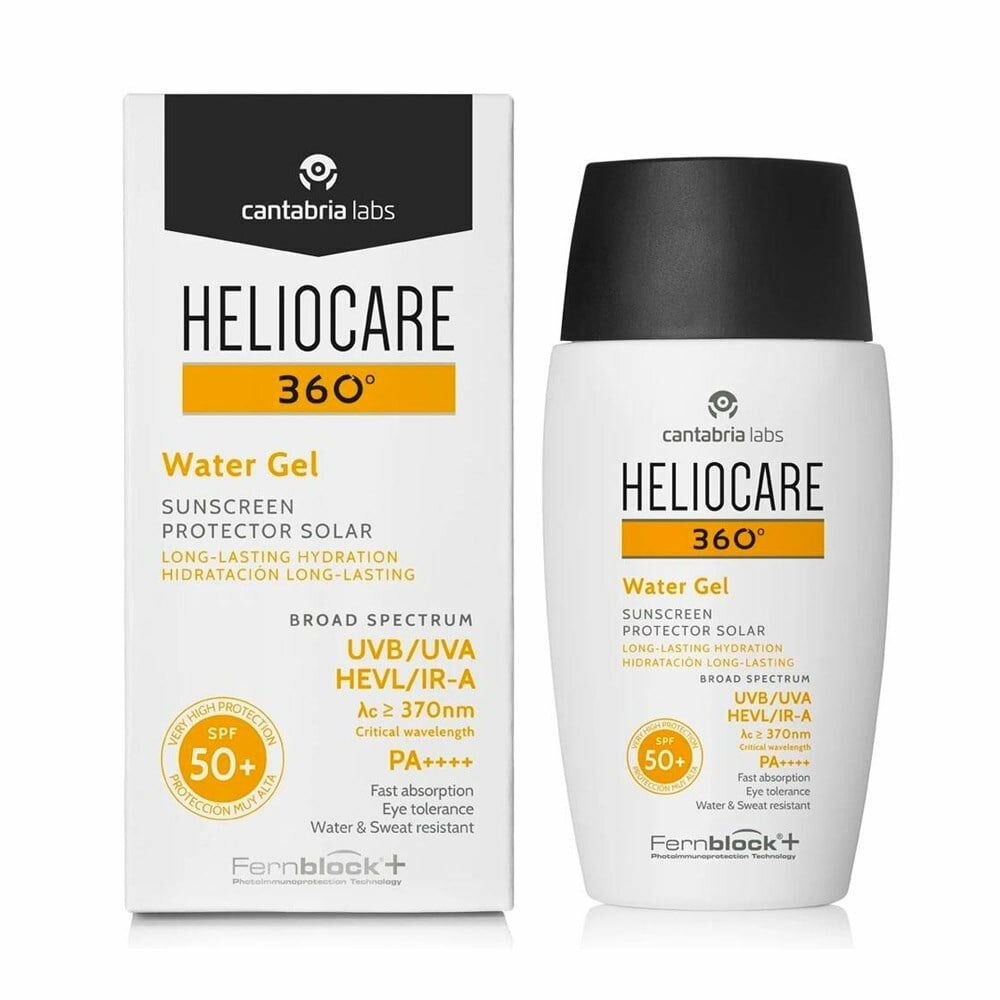 Heliocare 360 Watergel 50 Factor Бесцветный солнцезащитный крем для всех типов кожи 50 мл