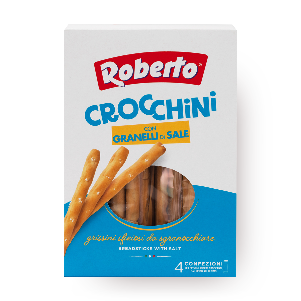 Хлебные палочки Roberto Crocchini Гриссини, соленые, 250 грамм