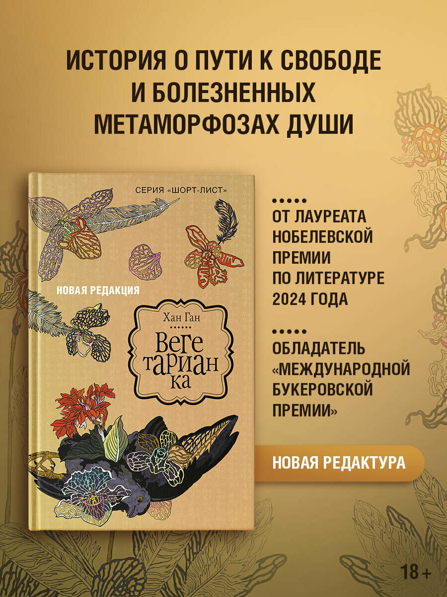 Вегетарианка (новая редакция) Хан Ган книга от издательства АСТ