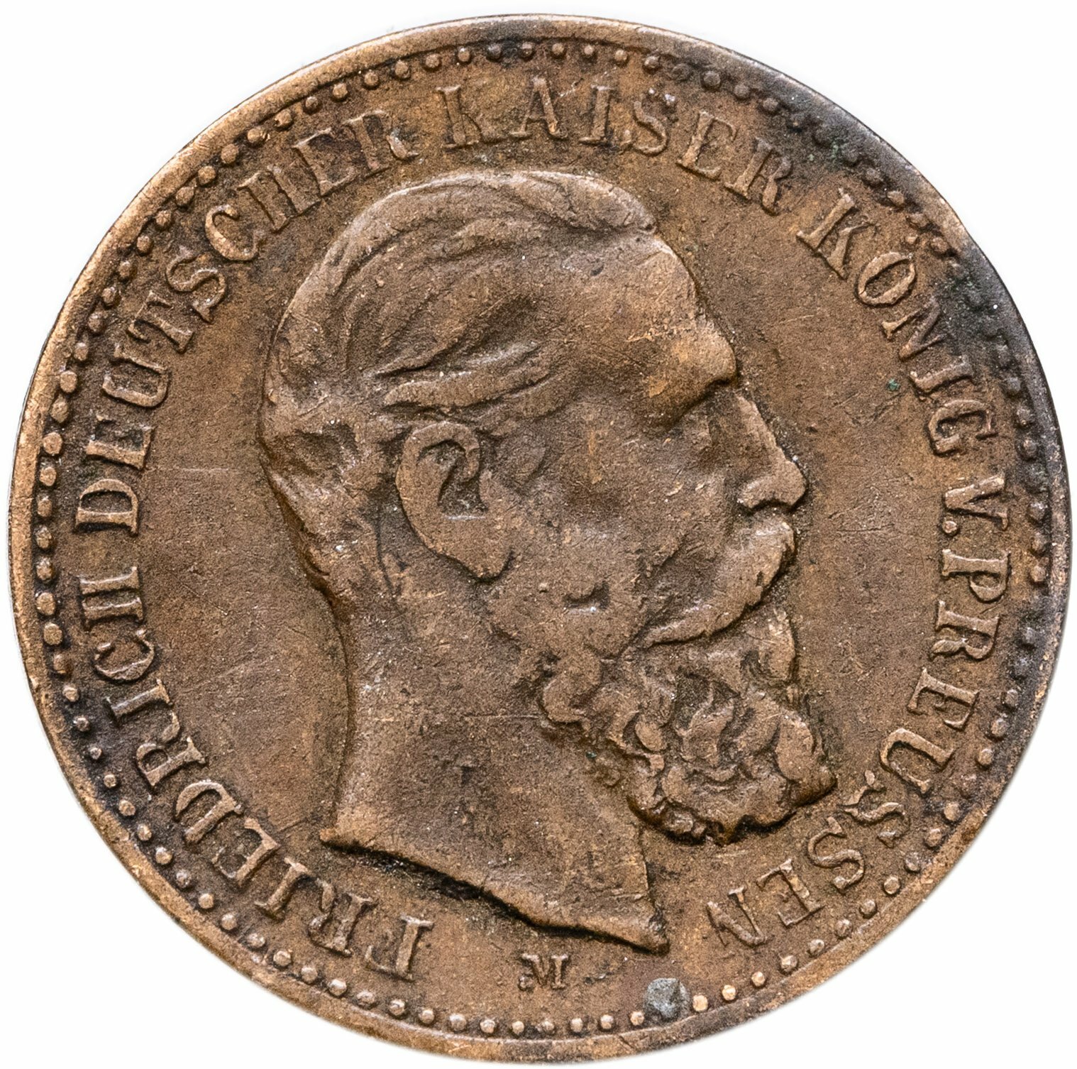 Германия, токен в память императора Германии Фридриха III 1888