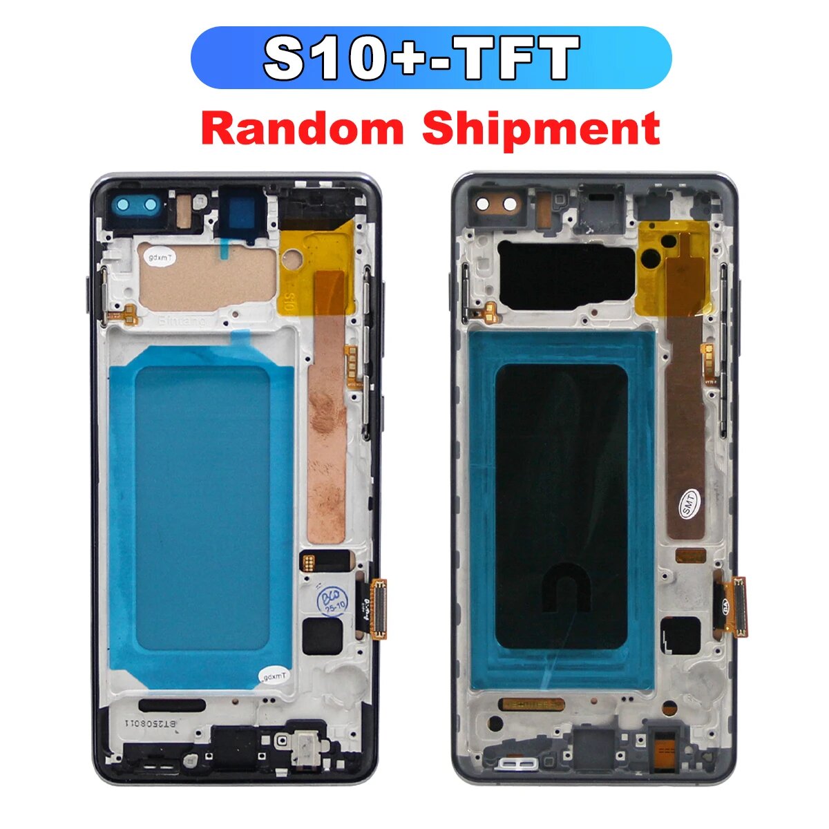 Экран для Samsung S10 Plus G975 Black With Frame