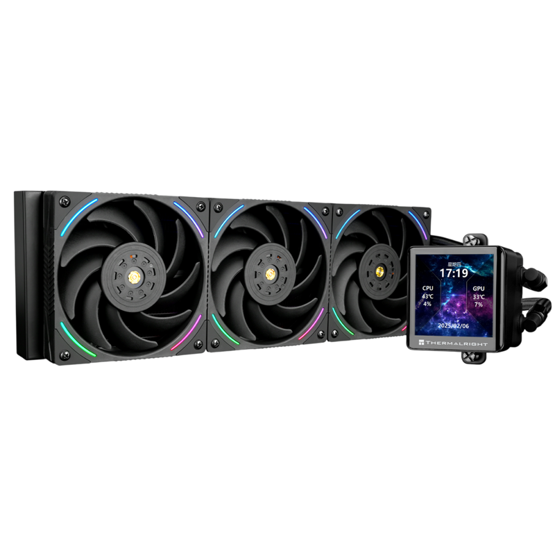Система жидкостного охлаждения Thermalright Frozen Vision 360 V2 Black, 360 мм