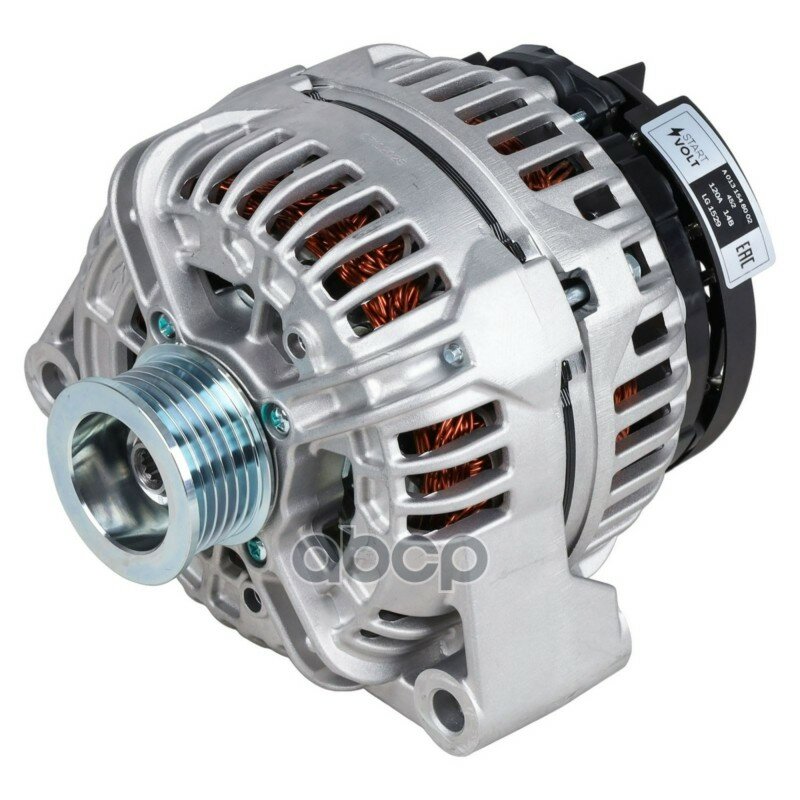 Генератор для а/м Mercedes-Benz E W210 (95-) 2.4i/2.8i/3.2i/E W211 (02-) 2.6i 120A (LG 1529) STARTVOLT арт. lg-1529