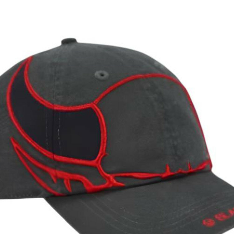 Бейсболка PUMA для мужчин, размер Ф, черный/красный — фото 1